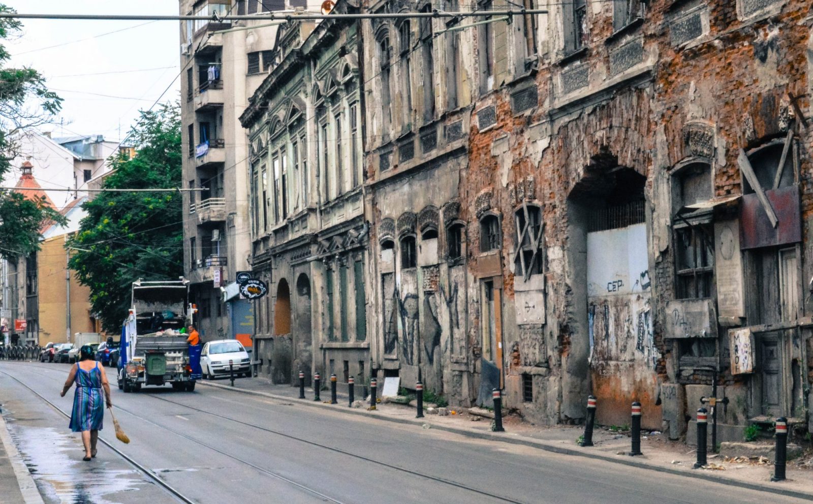 The Crumbling Beauty of Bucharest, Romania - Just a Pack
