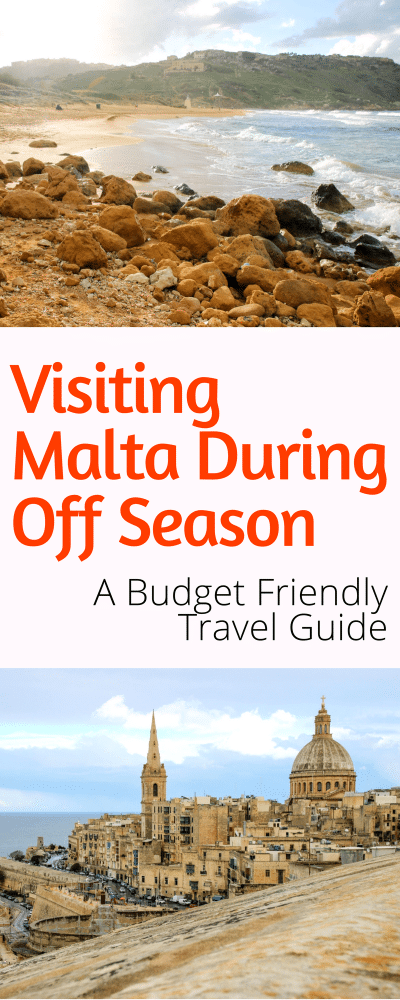 Visiting Malta in Winter or Autumn - A Budget Friendly Guide - Just a Pack